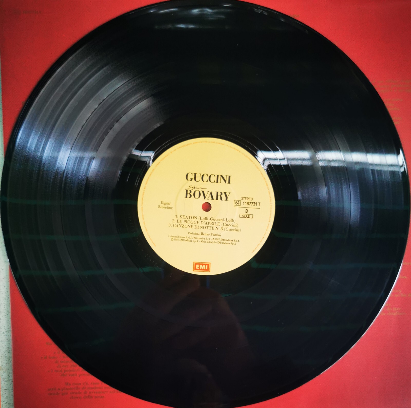 Francesco Guccini Signora Bovary LP Vinile 33 Giri Prima Stampa Ita ...