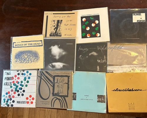 1990s SCREAMO / EMO - lot of ELEVEN 7"s - rare titles! Enfold Vanilla ...