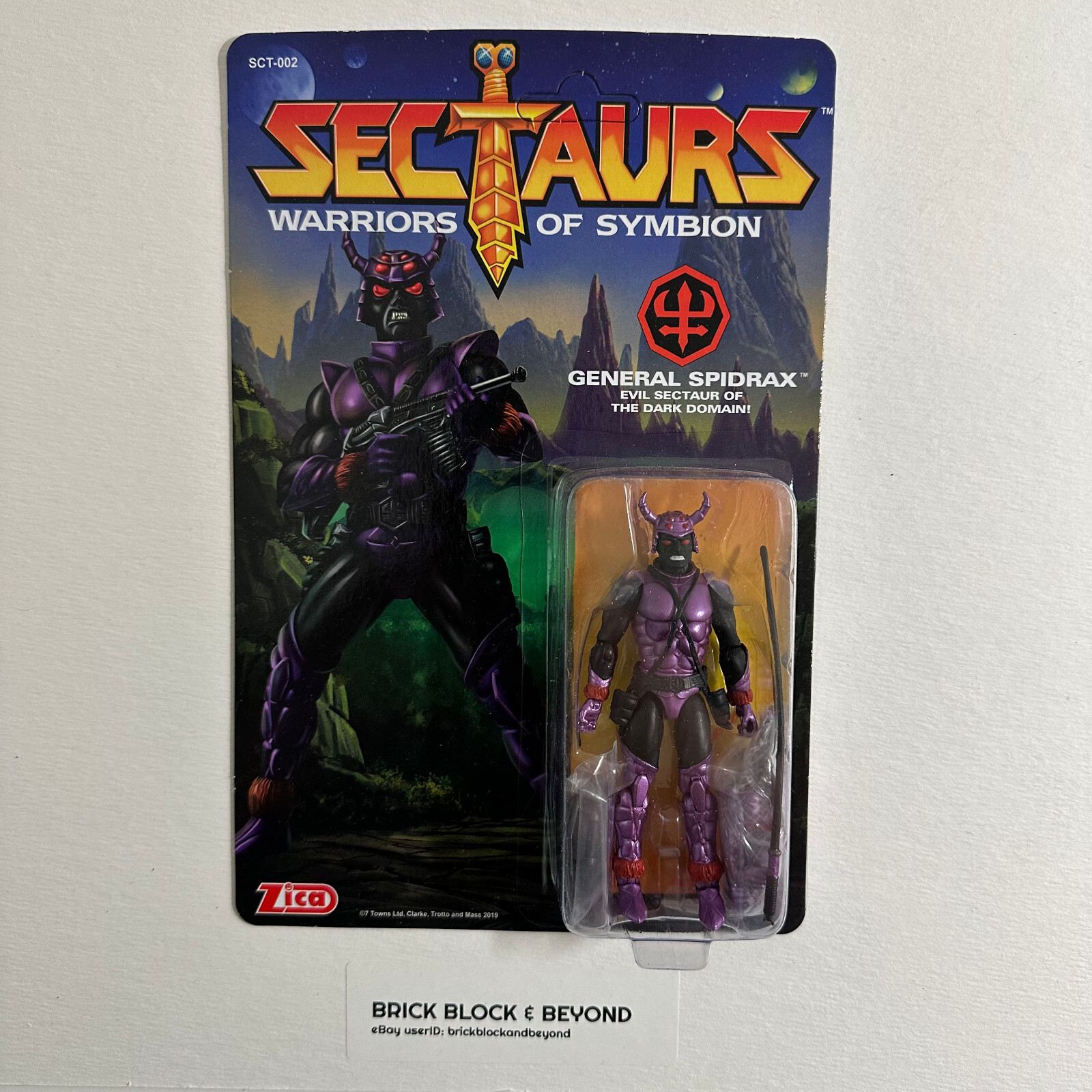 Zica Toys Sectaurs Warriors of Symbion SCT-002 General Spidrax MOC New ...