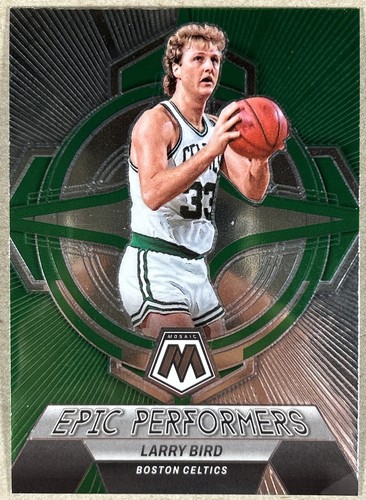 2022-23 Mosaic Larry Bird #17 Epic Performers Base Insert Card Celtics ...