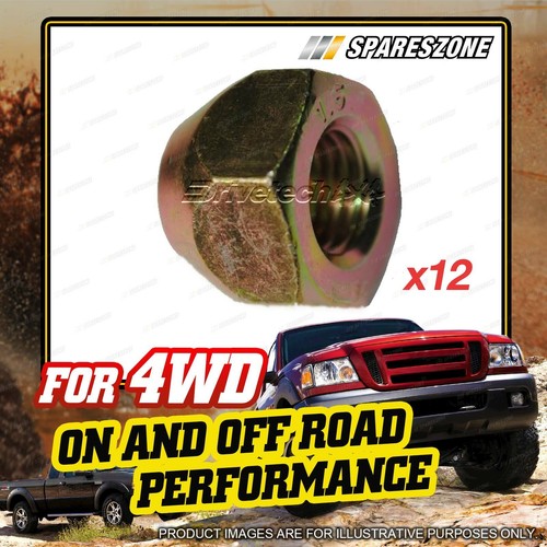 12 x Axle Front Nut Front Wheel for TOYOTA Hilux LN65 YN65 8/83-8/88 ...