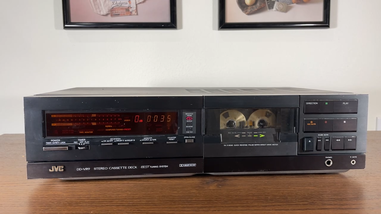 JVC DD-VR9 cassette deck. Dolby B/C. Direct drive. Autoreverse. B.E.S.T ...