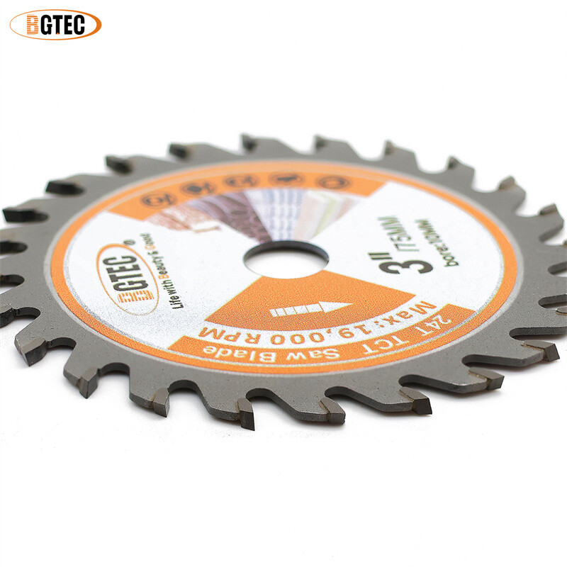 Saw Blade 3''/75mm TCT Carbide Wood Cutting Disc TCT 24T Cut-off Wheel ...