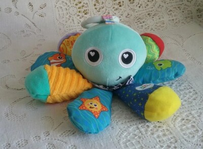 🐙1 x Lamaze SALTY SAM Octopus Sensory Plush Hanging Toy | eBay Australia