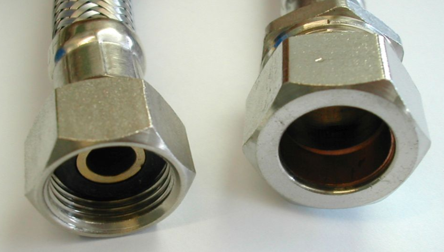 300mm x 3/4" BSP x 22mm Compression Fitting Tap Connectors Flexi Pipes ...