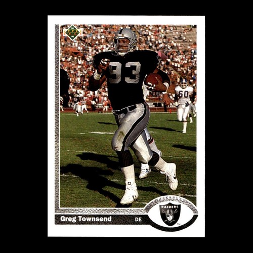 Greg Townsend 1991 Upper Deck Los Angeles Raiders #151 R324I 35 | eBay