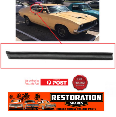 FORD FALCON XA XB XC COUPE RIGHT HAND SIDE DOOR GLASS DIVIDER SEAL GT ...