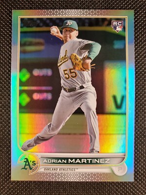 Adrian Martinez Rainbow Foil Refractor RC 2022 Topps Update - Oakland ...