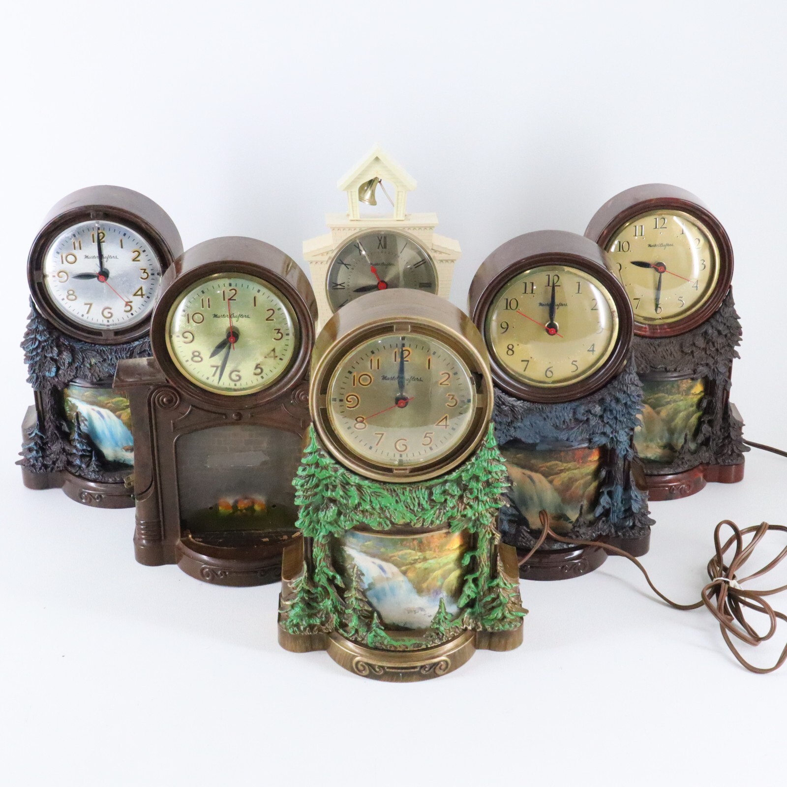 Mastercrafters Mantle Clocks Waterfall Fireplace Church 272 344 560 ...