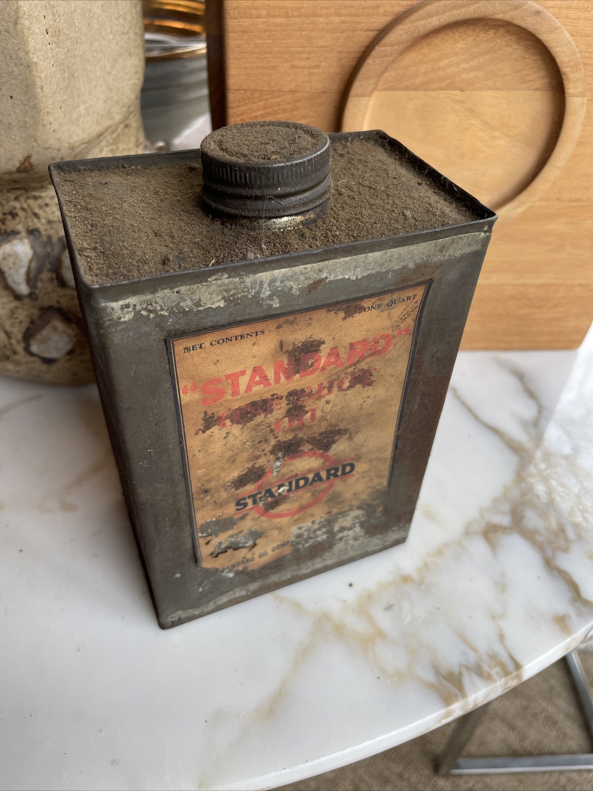Rare HTF Standard Oil Co. “One Shot Oil” Can (1900-1920) ‘s Antique Vtg ...