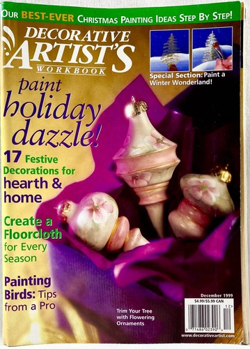 Dec 1999 Decorative Artists Workbook Painting Magazine Christmas Ideas ...