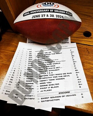 June 30 2024 Rolling Stones Concert At Soldier Field Chicago Setlist ...