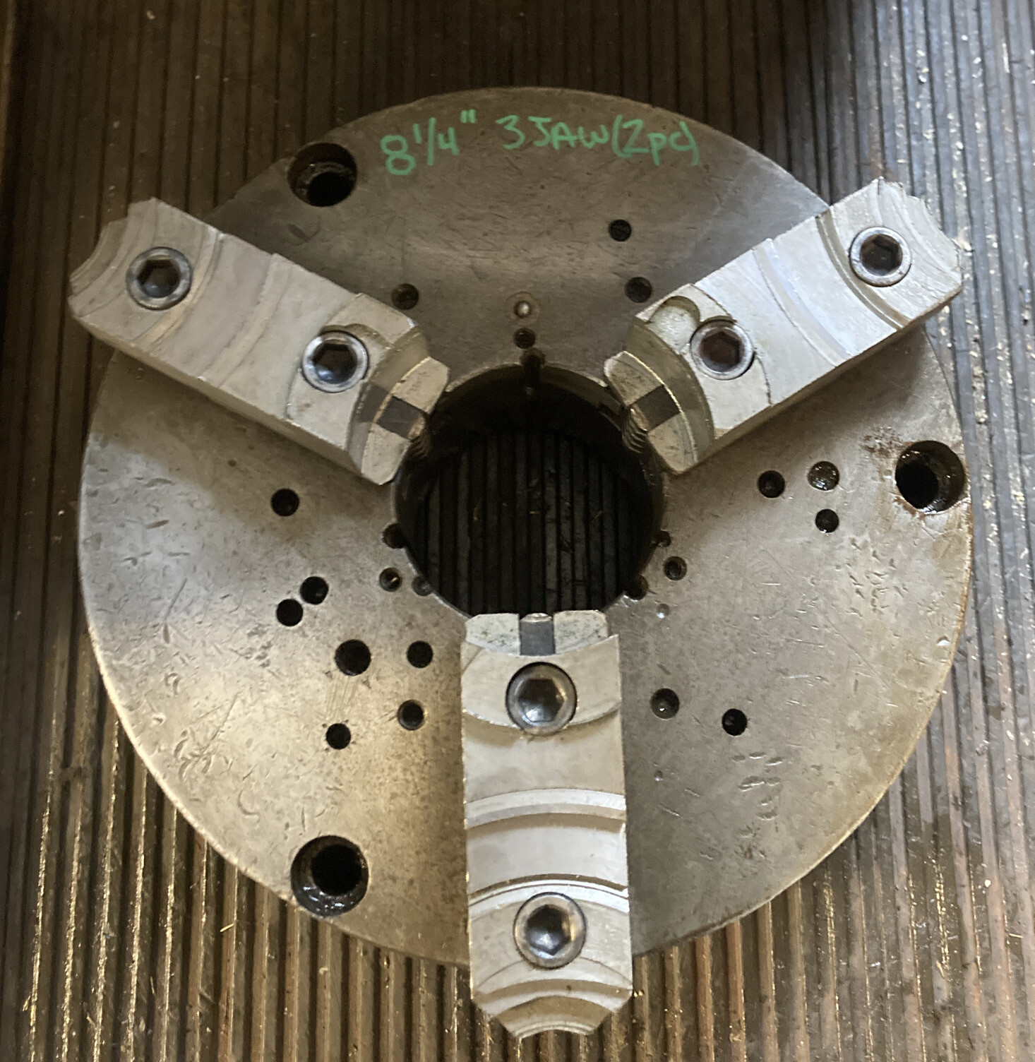 8-1/4” 2pc 3 Jaw Milling Machine Rotary Table / Super Spacer Metal ...