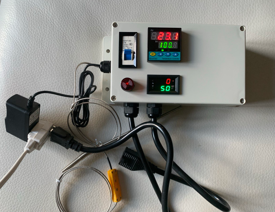 Plug Play Powder Coating Paint Temperature Controller + Timer +Alarm ...