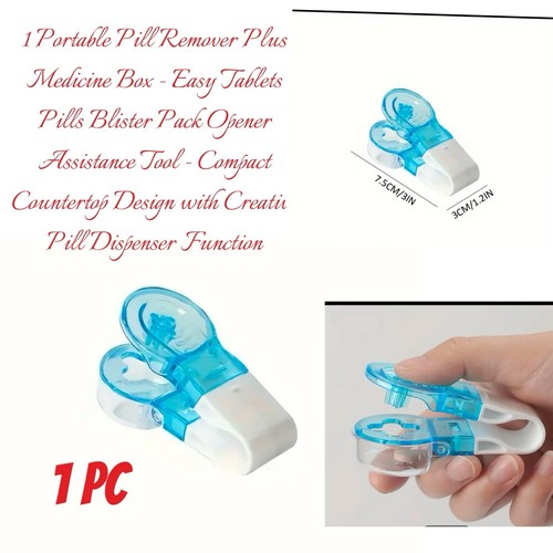1x Pill Remover & Blister Pack Opener – Easy Tablet Dispenser Tool ...