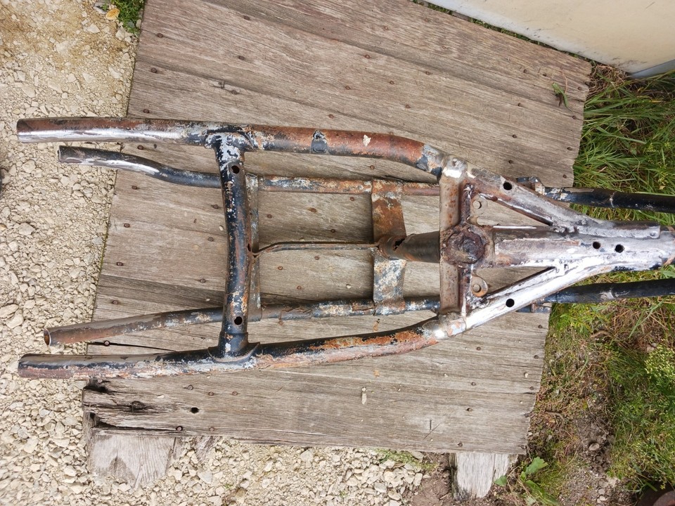 Harley Davidson Knucklehead Frame Original EL E Pre War 28 Deg Neck ...