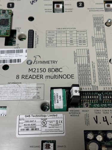 AMAG SYMMETRY M2150-8DBC 8 Reader multiNODE Door Controller Board | eBay