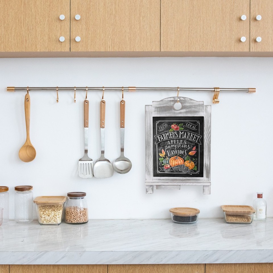 Small Chalk Boards with Stands Tabletop Chalkboard Kitchen Notes Desk ...