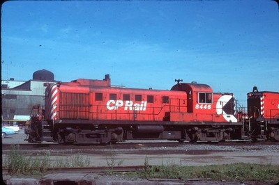 CP Rail Canadian Pacific MLW RS-3 8446 - 3/4 roster view - 1979 2/26 ...