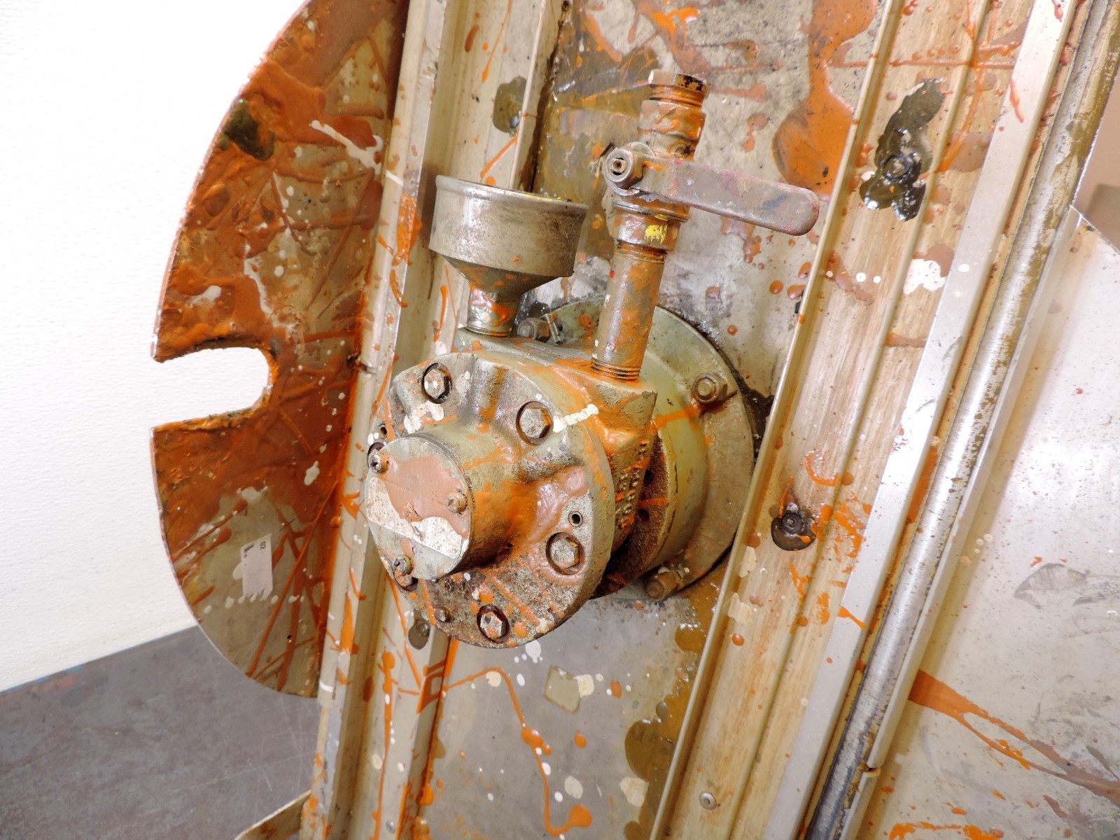 JBW-10003-D Mixer Open Drum Barrel Tank Mixer Gast 6 AM Motor Paint ...