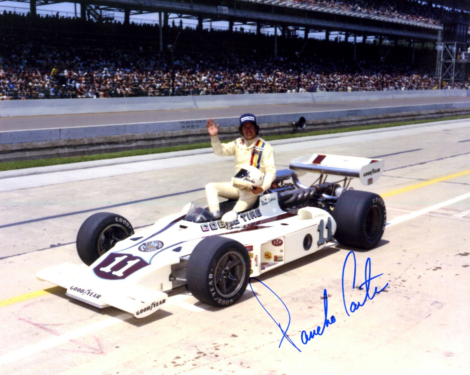 PANCHO CARTER AUTOGRAPHED 1975 INDY 500 8 X 10 PHOTO | eBay