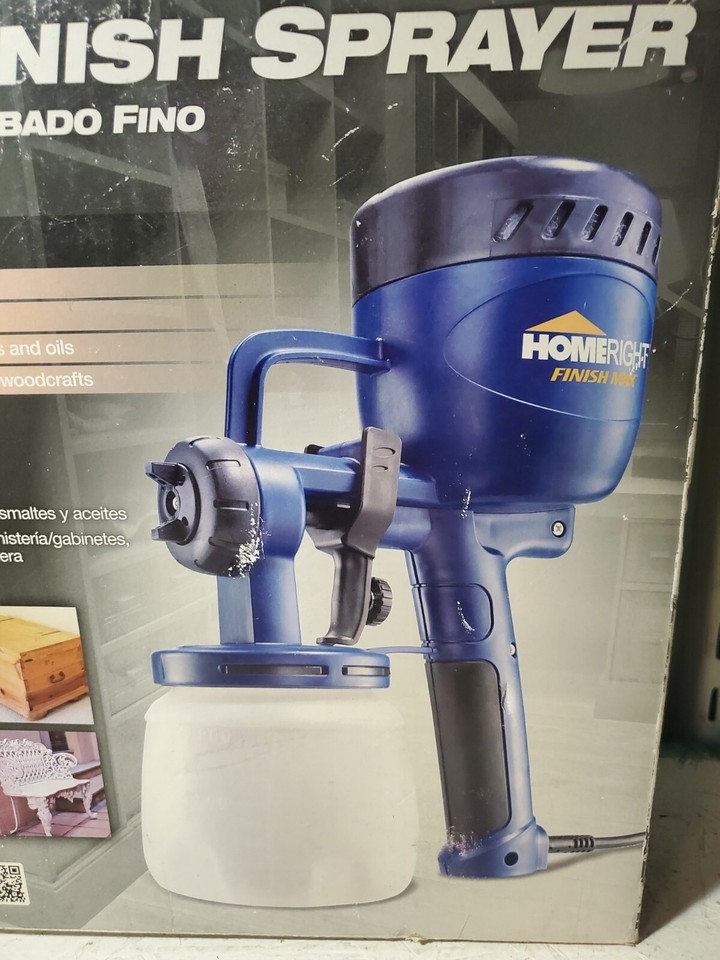 HomeRight Finish Max Fine Finish Sprayer 400 Watts HVLP Precision ...