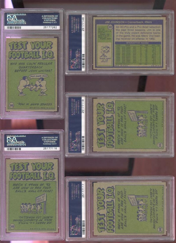 1972 Topps #346 Edd Hargett Pro Action PSA 7 Graded Football Card HIGH ...