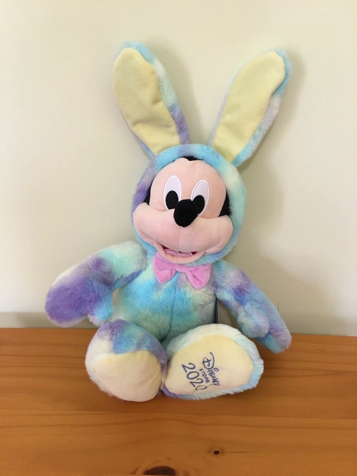 New DISNEY Store Mickey Mouse BUNNY PLUSH EASTER 2020 Tie Dye | eBay