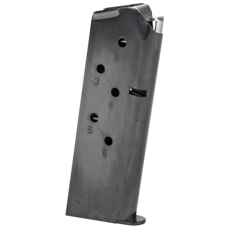 Mecgar 1911 Officer's Model 45 ACP Magazine 6 Rounds Blued Finish ...