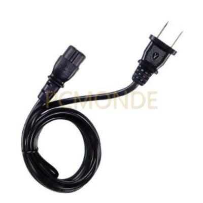 Universal 2 Prong Power Cable Cord Lead Non-Polarized Figure 8 | eBay