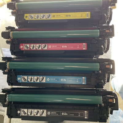 Genuine HP 654A Toner Set CF330A CF331A CF332A CF333A | eBay