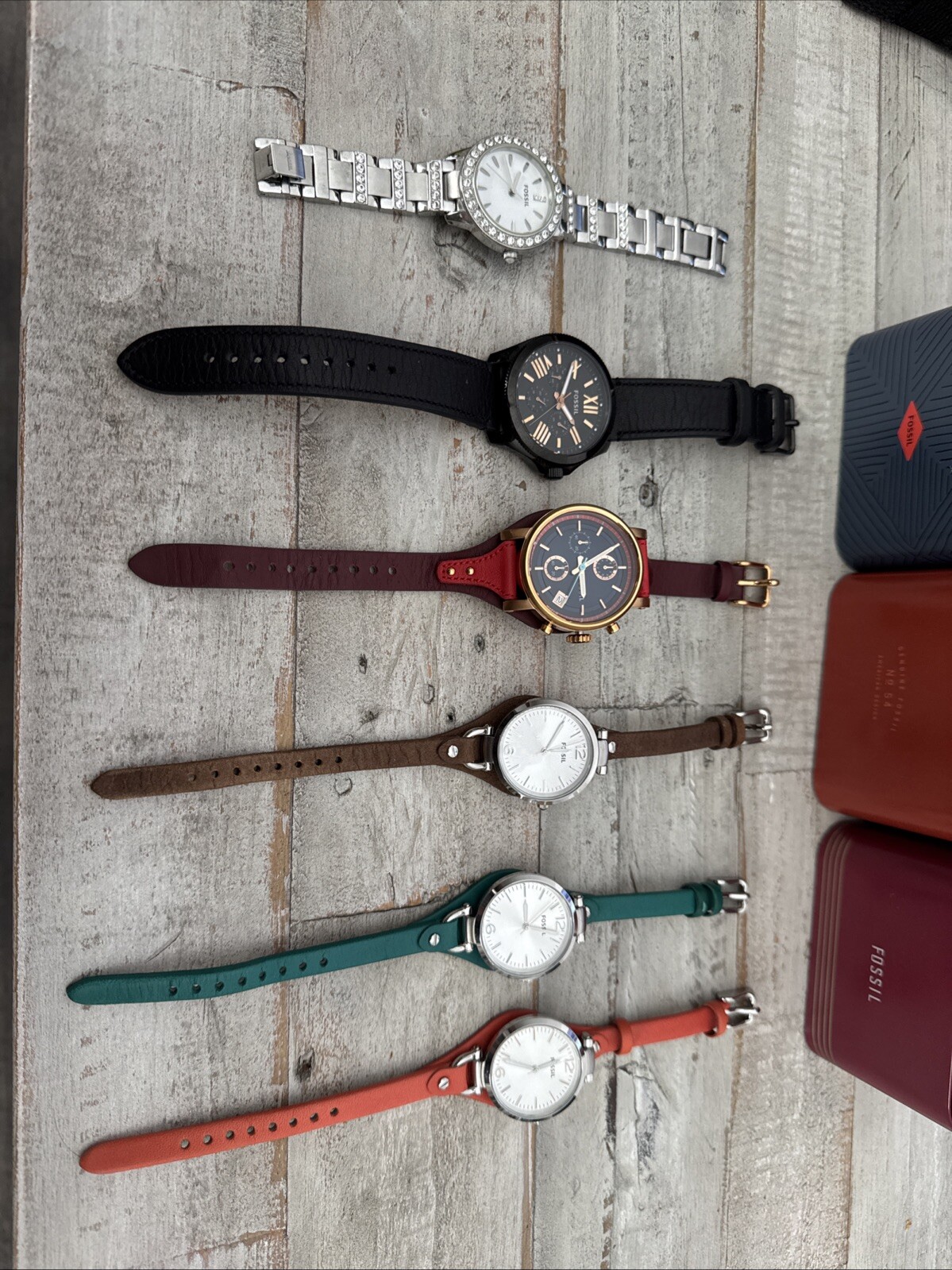 Fossil Women's Watch Ladies Lot of 7 With Boxes | eBay