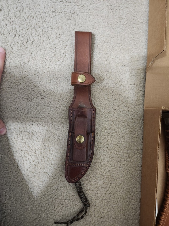 Puma Jagd-Nicker German Fixed Blade Knife with Leather Sheath | eBay