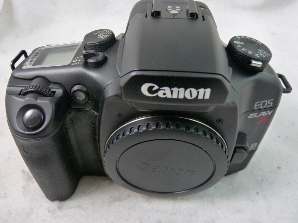 Canon EOS ELAN 7 7E EYE CONTROL 35mm Camera Great Condition TESTED ...