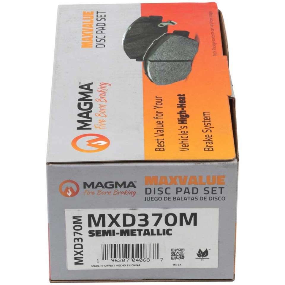 Magma Front Brake Pad Set For Chevy C2500 V3500 K2500 Express 3500 1988 ...