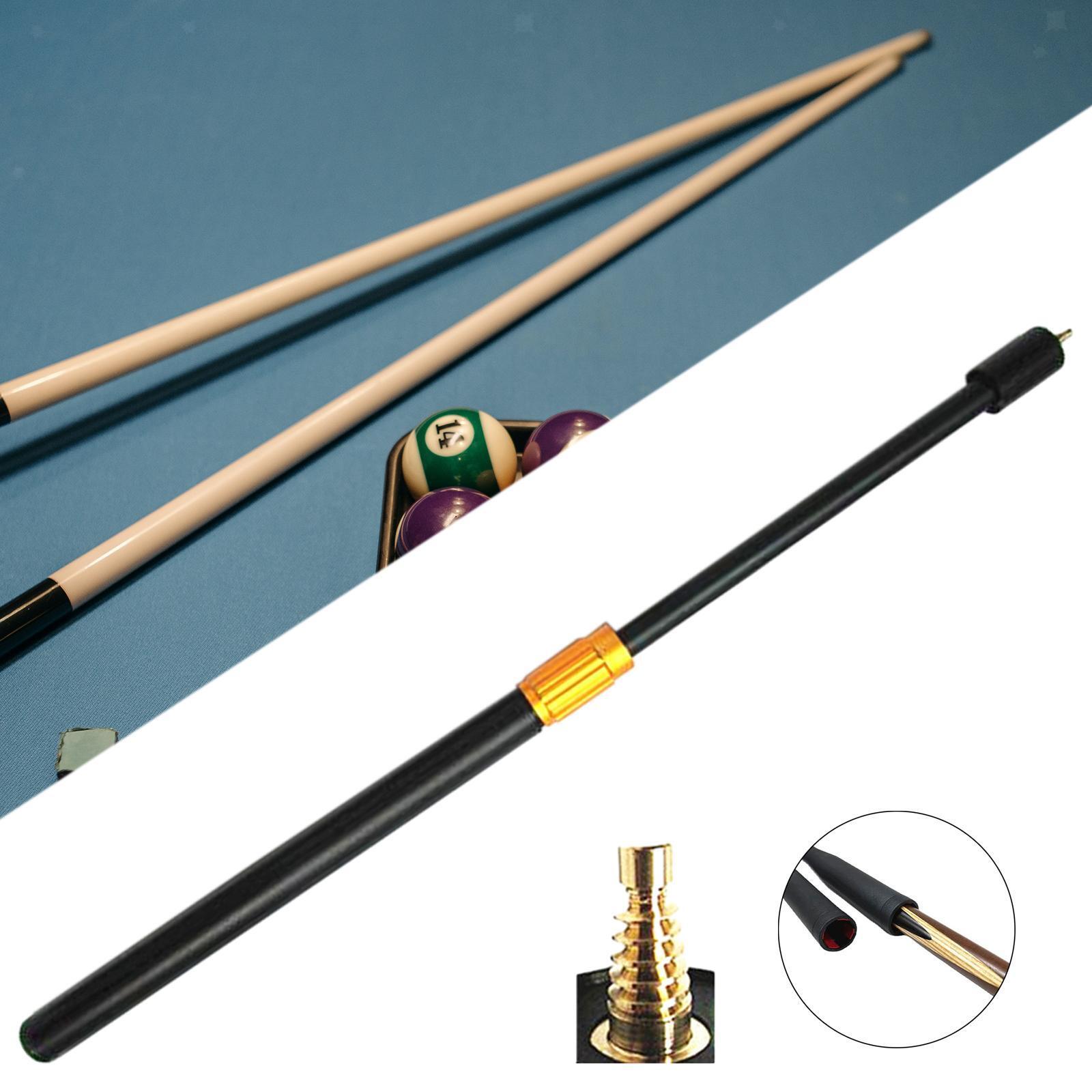 Portable Billiards Cue Extension Telescopic Pool Cue Extender End ...