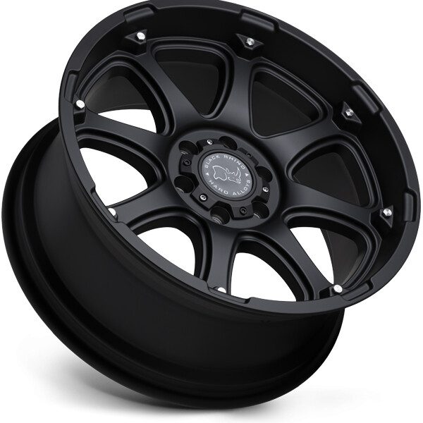 (Set of 4) Black Rhino Glamis 20x9 6x135 +12mm Matte Black Wheels Rims ...