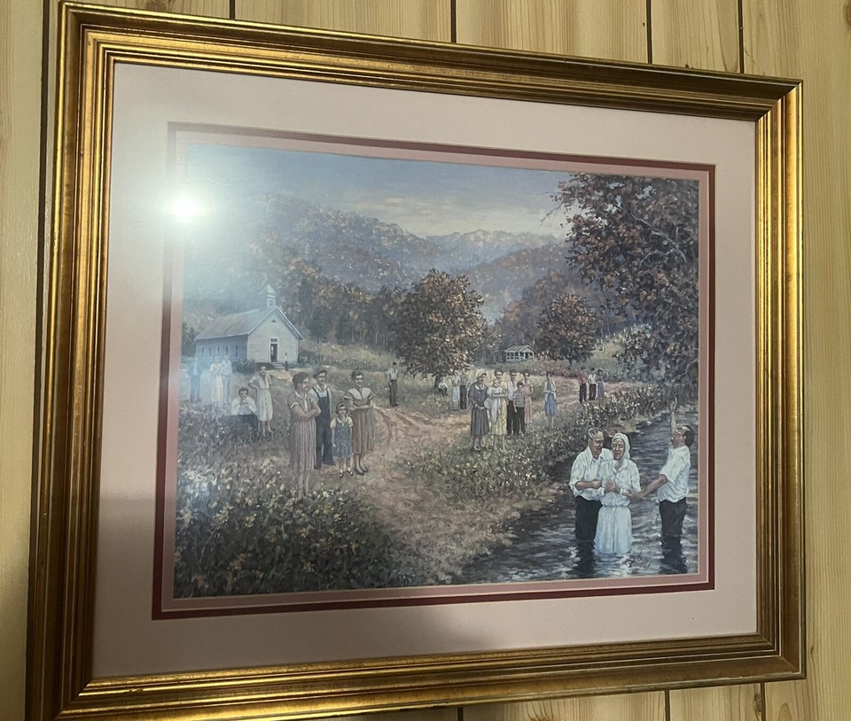 🔥 Signed Brett Johnson Print Framed “Amazing Grace” | eBay