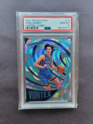 Josh Giddey Revolution Vortex Cubic 11/50 PSA 10 POP 3! 🔥 | eBay