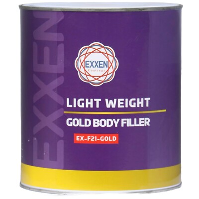 Exxen Coatings Automotive Light Weight Gold Body Filler | eBay