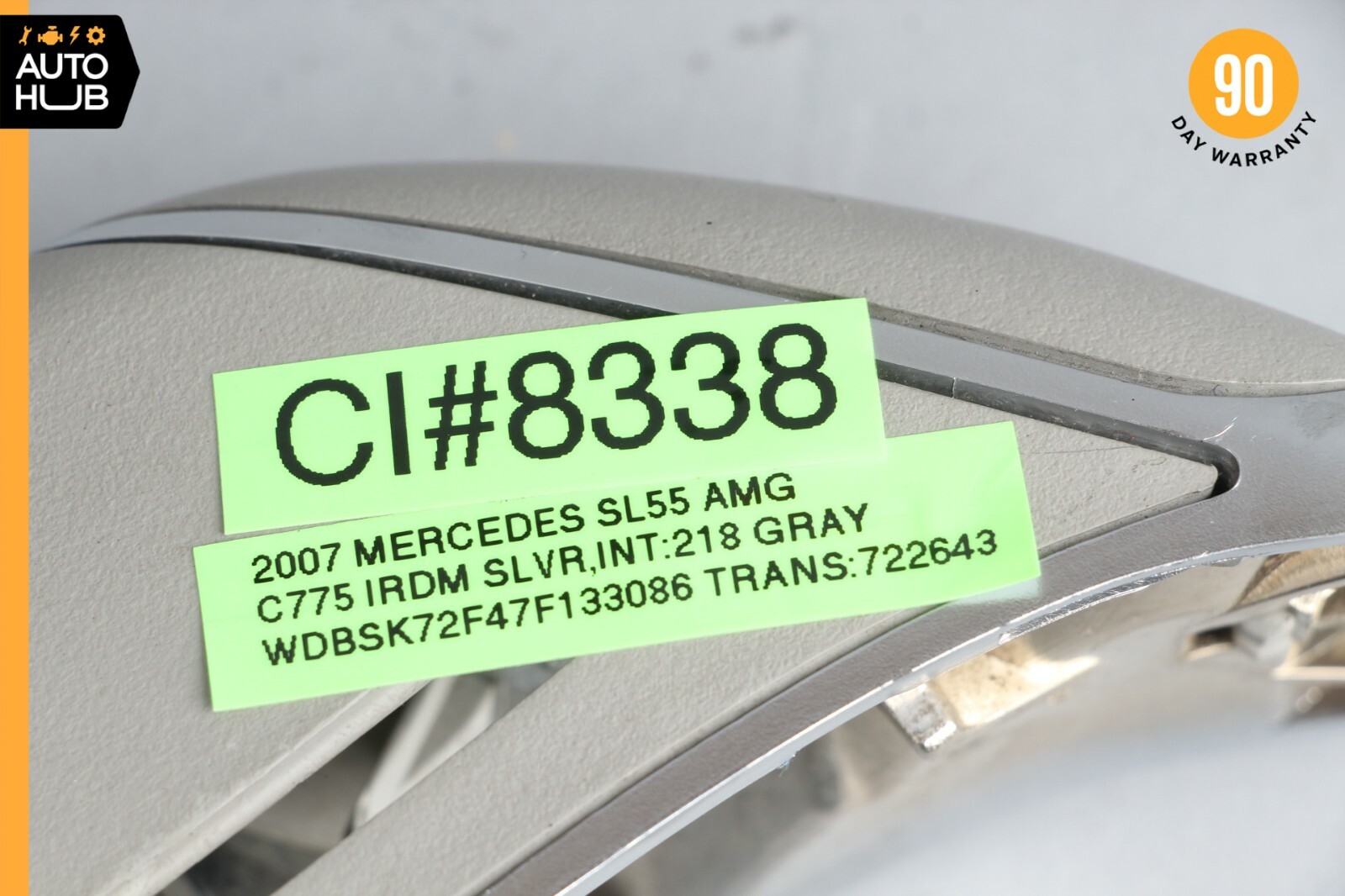 03-12 Mercedes R230 SL55 AMG SL550 Right Seat Backrest Recline Switch ...