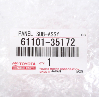 Genuine OEM Toyota 61101-35172 Passenger Upper Fender Panel 07-11 FJ ...