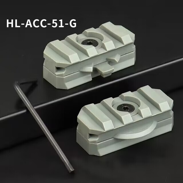 Airsoft Gear Kit 2 Pack Fast Helmet Side Rails Tactical Arc Rail ...