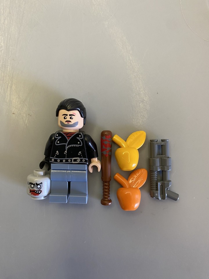 Lego Custom Minifigure Pad Print Lego Minifigure Negan TWD Pad Printed ...