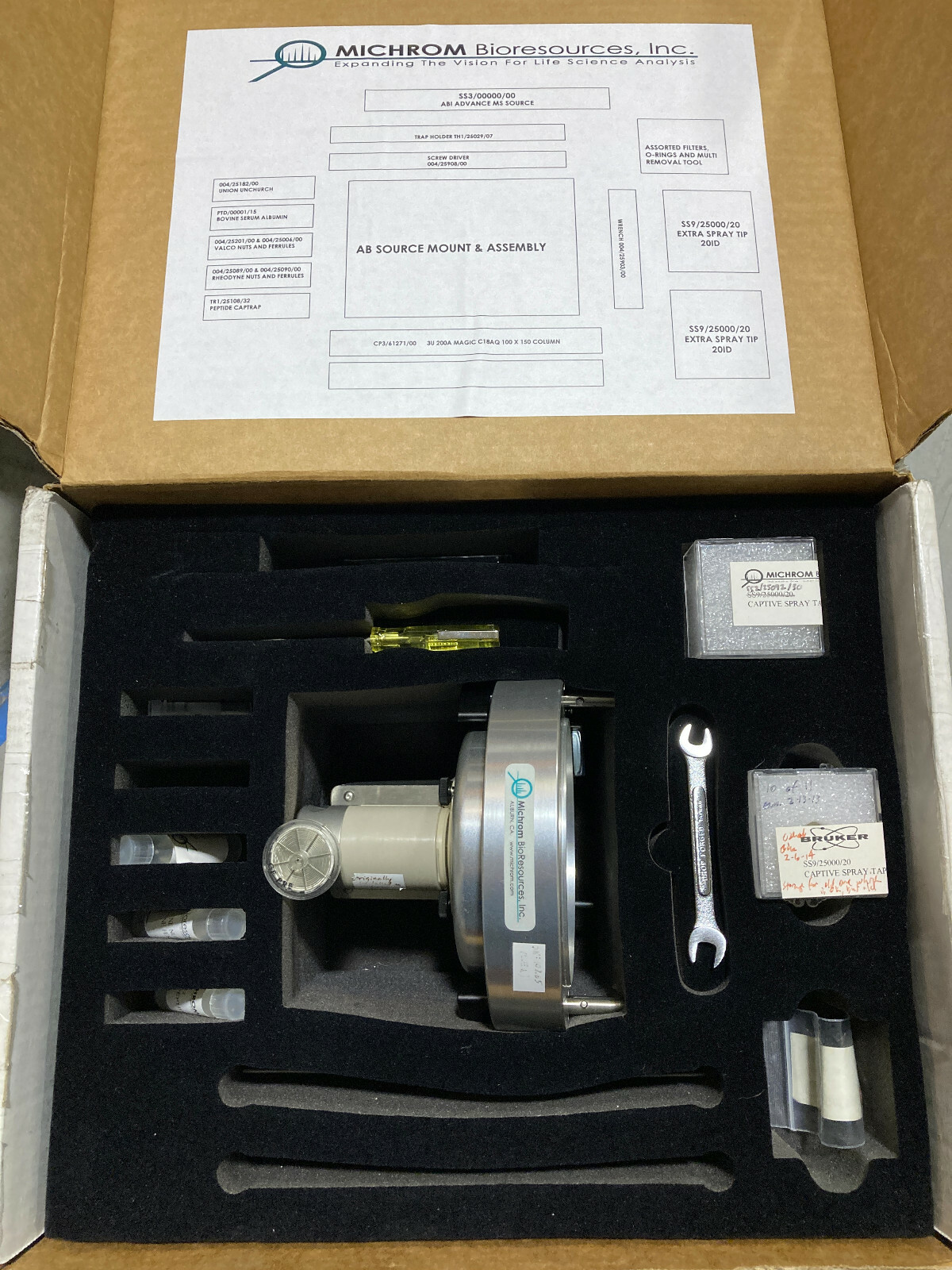 AB SCIEX Ion Source Mount Mass Spectrometer | eBay