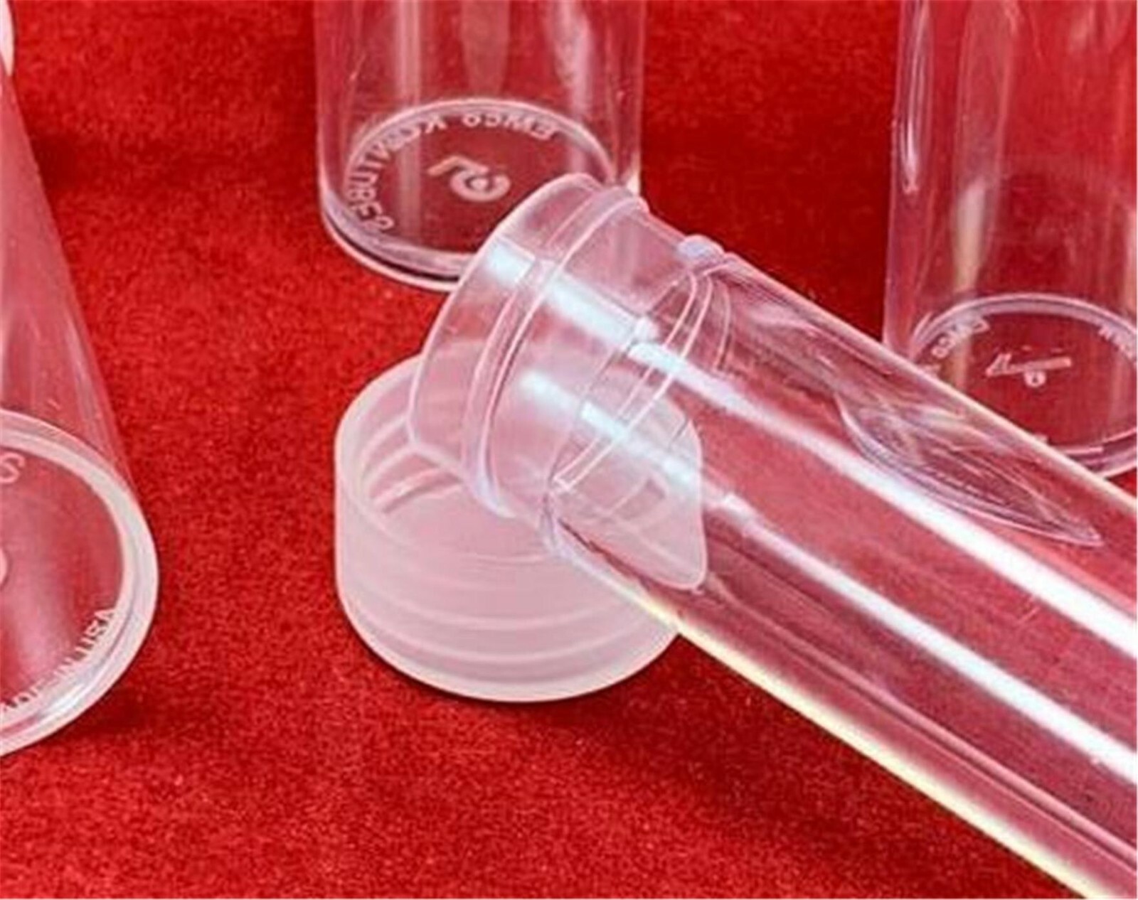 Marcus Round Plastic Coin Storage Tubes- Combo Pack 2 of 8 Sizes - Qty ...