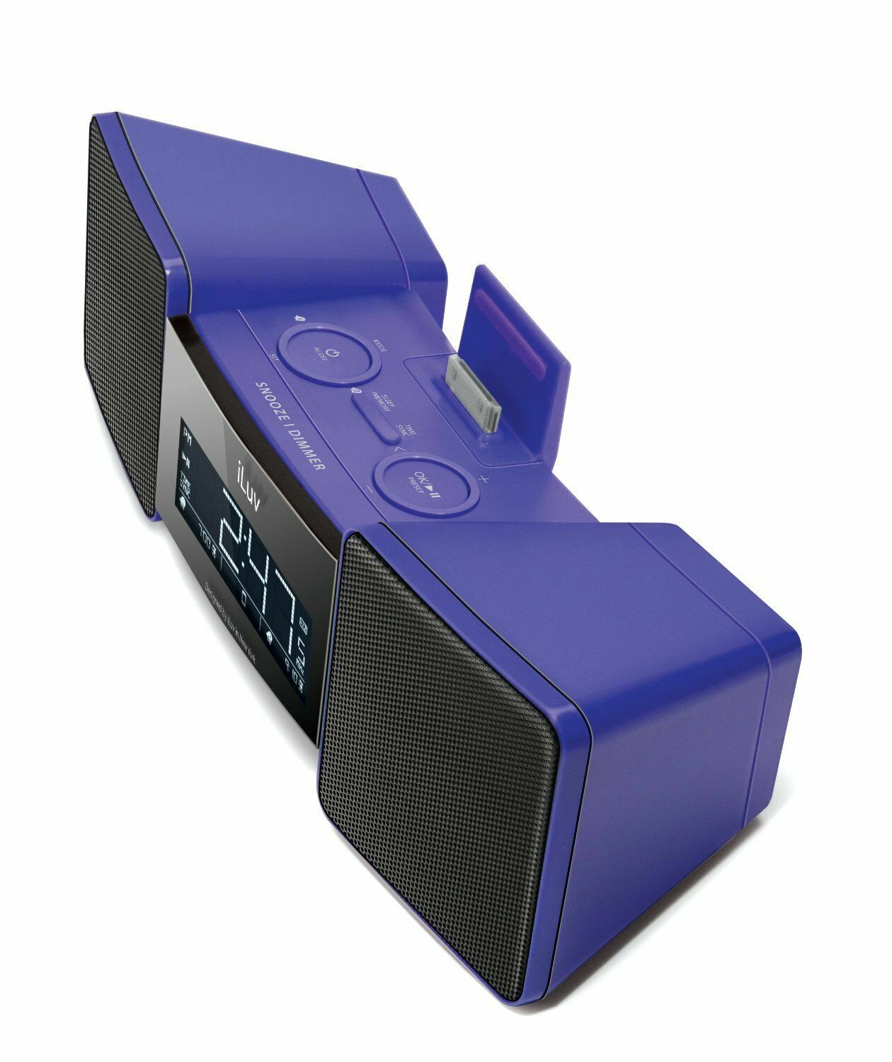 【NEW】iLUV iMM155-01 VIBRO II - DUAL ALARM CLOCK WITH BED SHAKE FOR ...