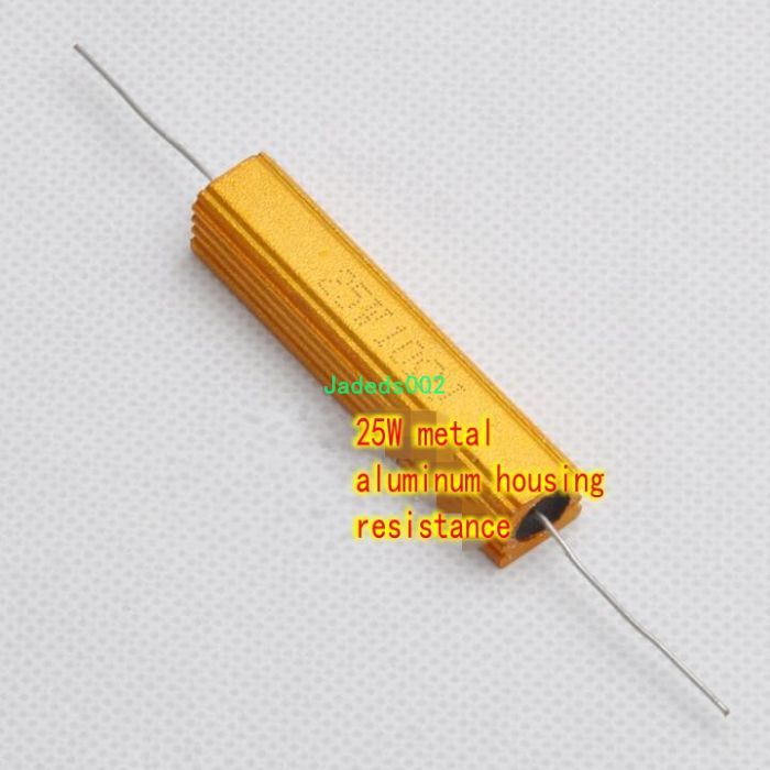 50W 3Ω~24Ω Speaker crossover resistor Metal aluminum shell resistor ...