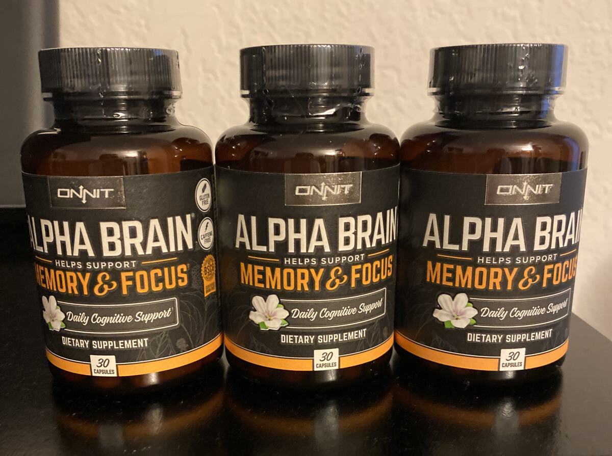 Onnit Alpha Brain Memory & Focus - 90-Capsules - | eBay