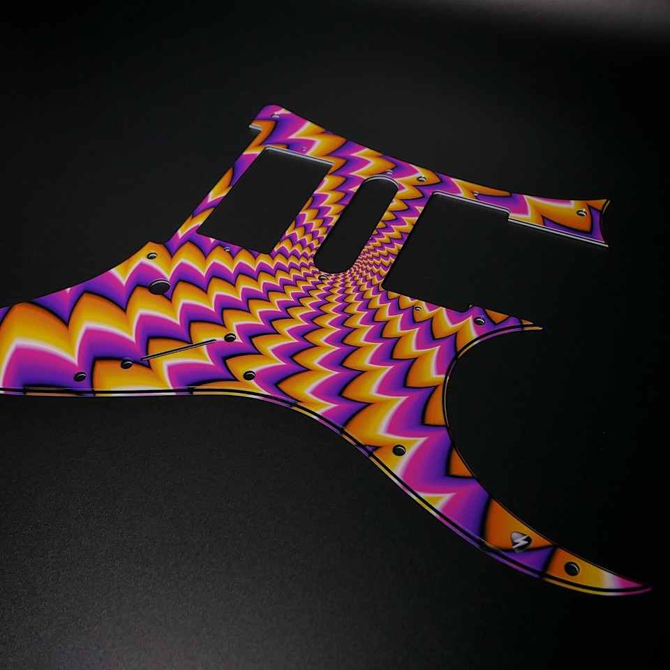 Ibanez Jem Series Pickguard • Spin Illusion • Custom Pickguard ...